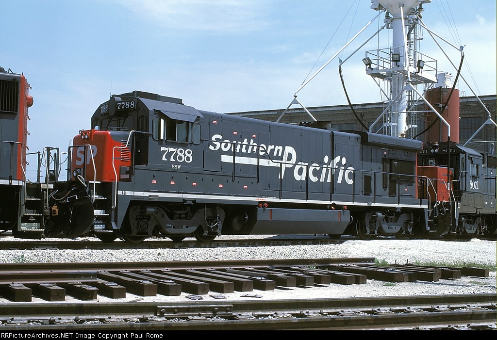 SP-SSW 7788, GE B30-7, at BRC Clearing Yard